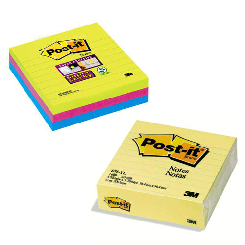 Lined Post-it Notes, 4" x 4" – Garriga